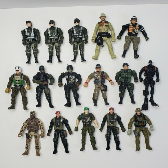 Chap Mei Toys Chap Mei Soldier Force Action Figures Lot Of 6 Poshmark
